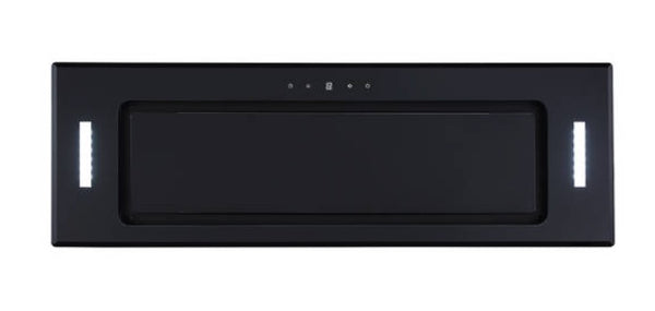 parmco 900mm Integrated Turbo Pak Plus, Black Glass RT9G1000 ...